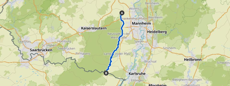 Radweg Deutsche Weinstraße – 3 Etappen durch die sonnige Pfalz ...